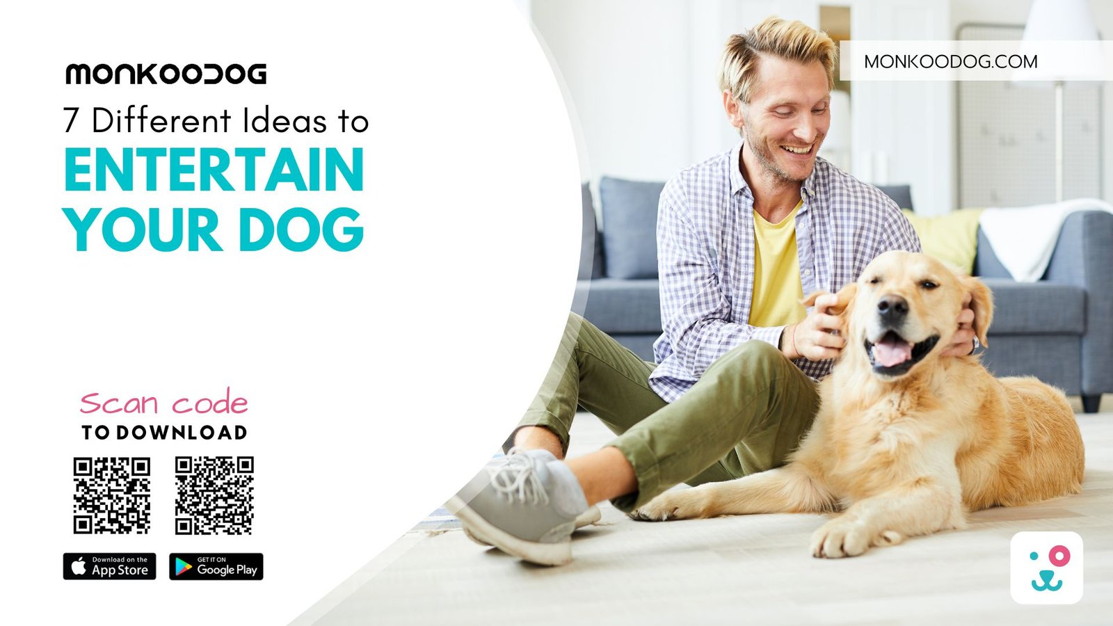 7 Different Ideas to Entertain Your Dog - Monkoodog
